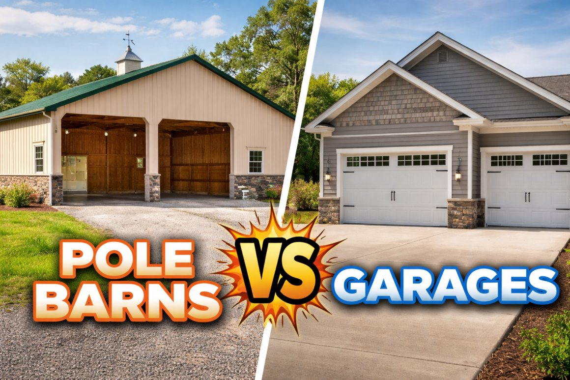 Pole Barn vs Garage: Which Should You Build?